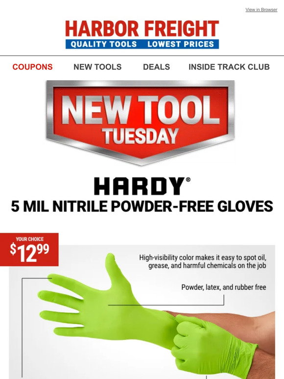 Harbor Freight New Product Alert Milled
