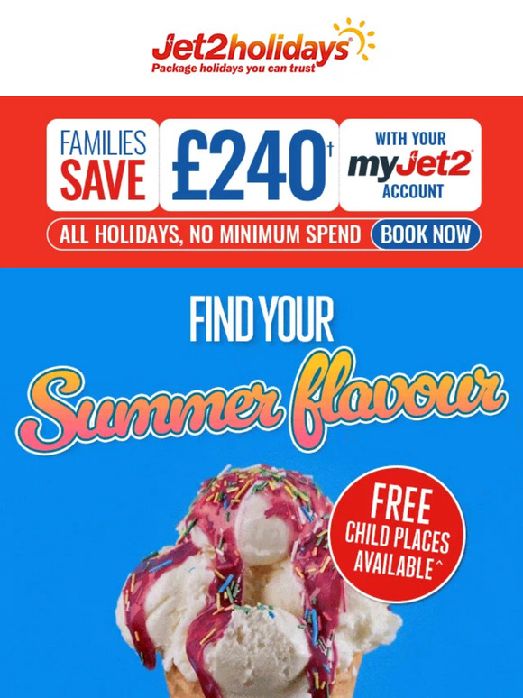Jet2holidays: Find your summer flavour | Milled