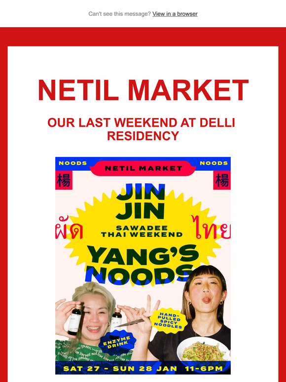 JIN JIN: JIN JIN x YANGS NOODS at NETIL MARKET | Milled