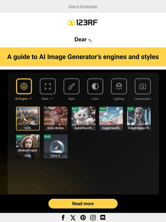 123RF: A Comprehensive Guide to AI Image Generator’s Engines and Styles ...