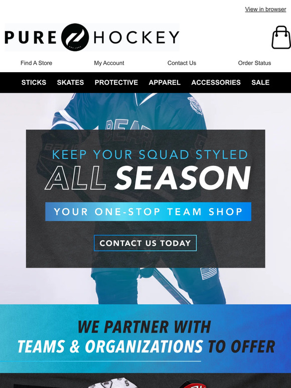 Pure Hockey: Pure Hockey Team Sales Has Everything To Keep Your Team ...