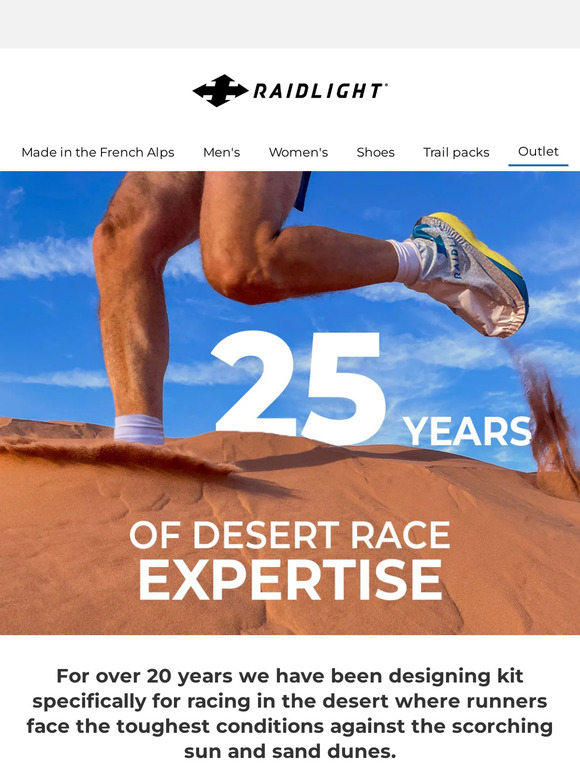 Raidlight: 25 years of designing desert race kit! | Milled