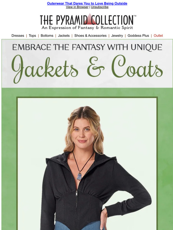 Pyramid Collection: Embrace the Fantasy of Romantic & Unique Outerwear ...