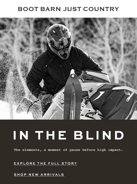 Boot Barn: IN THE BLIND | Milled