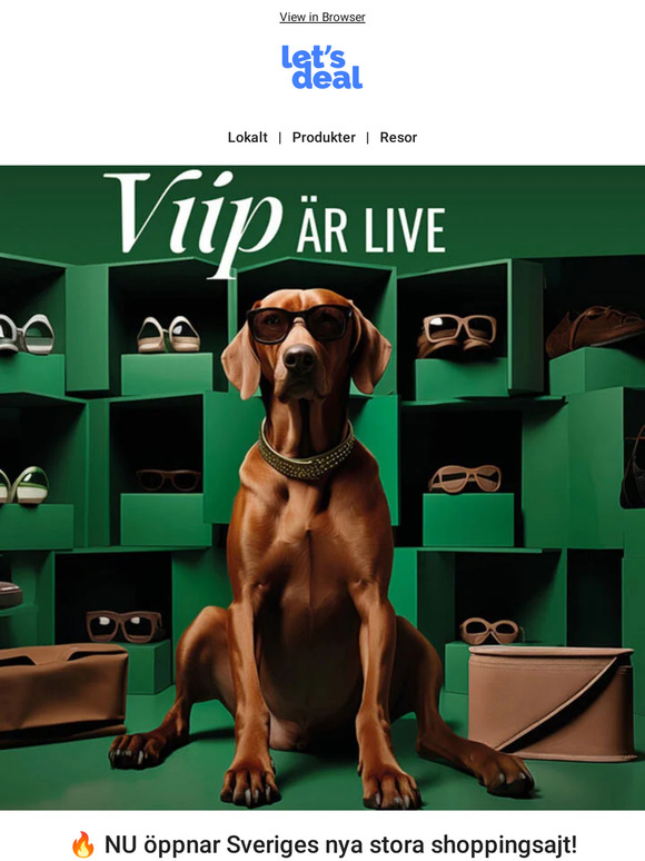 Lets Deal: 🚀 NU lanserar vi Viip.se - Sveriges nya shoppingsajt 🥳 | Milled