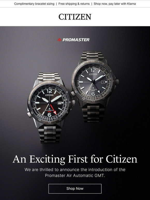 Citizen: Introducing, the First Ever Promaster GMT Automatic | Milled