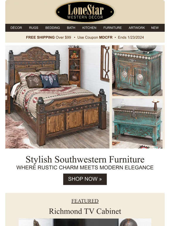 Lone Star Western Decor: Give YOUR Home a NEW LOOK - Western Furniture ...