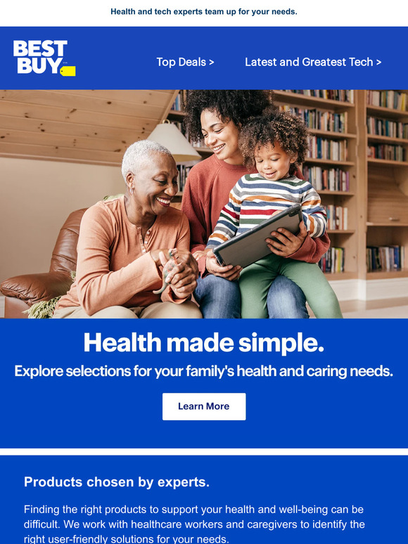 Best Buy: Explore health tech chosen with your family in mind. | Milled