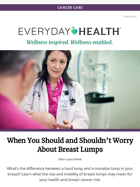 Lifescript: When You Should and Shouldn’t Worry About Breast Lumps | Milled
