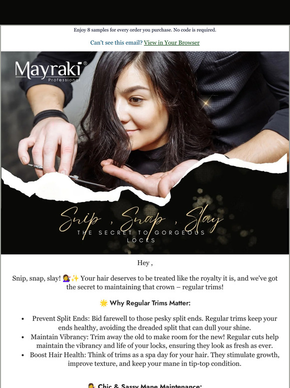 Mayraki: 😀Snip, Snap, Slay: The Secret to Gorgeous Locks Revealed! ️💁‍♀ ...