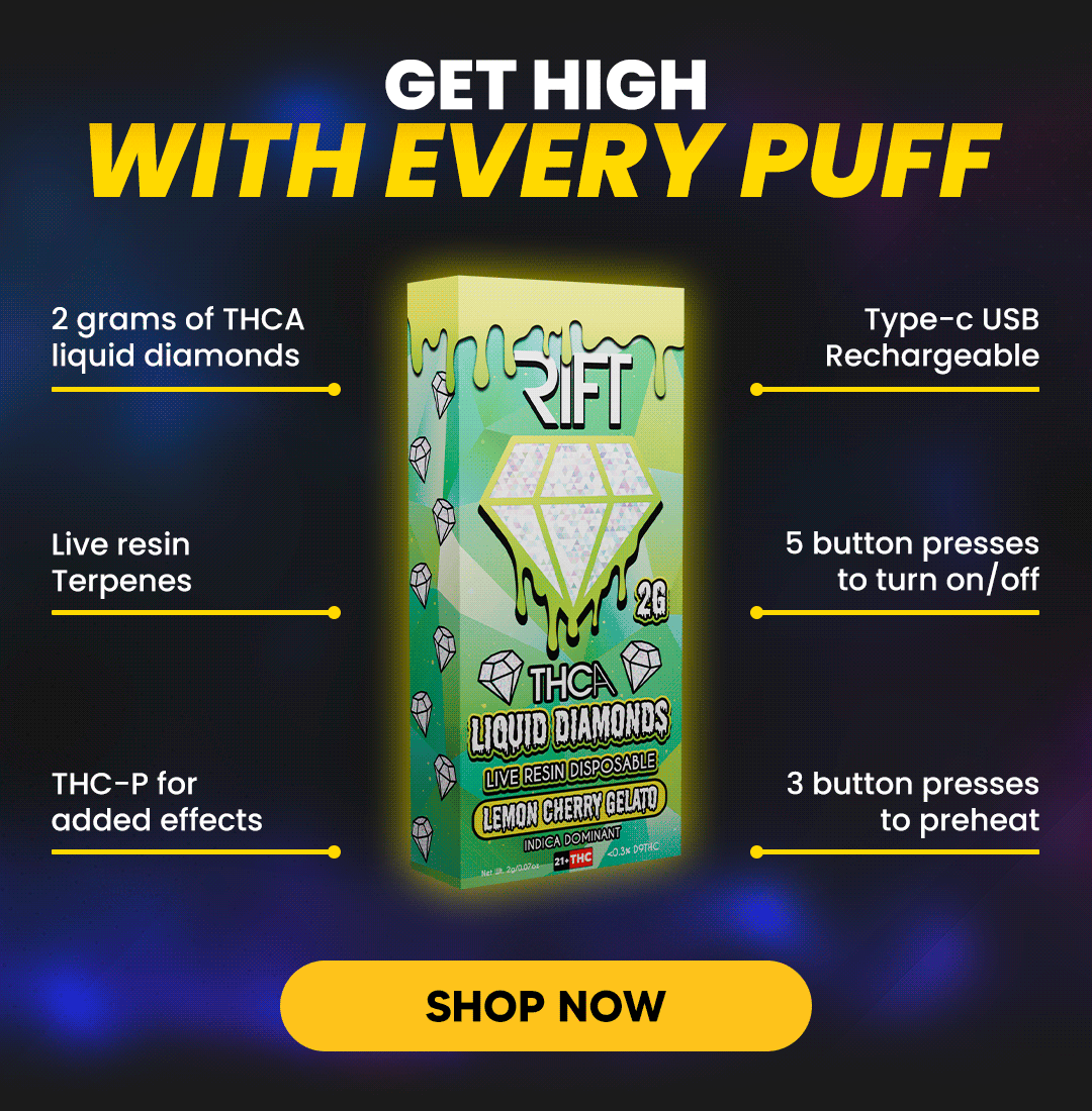 Pinnacle Hemp: New: Rift's Liquid Diamond THCA Pens 💎 | Milled