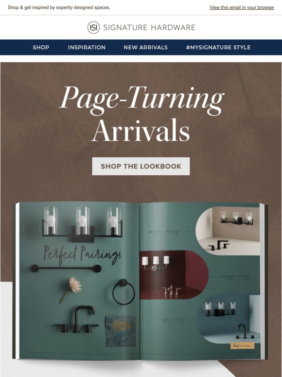 Signature Hardware: The winter lookbook is here | Milled