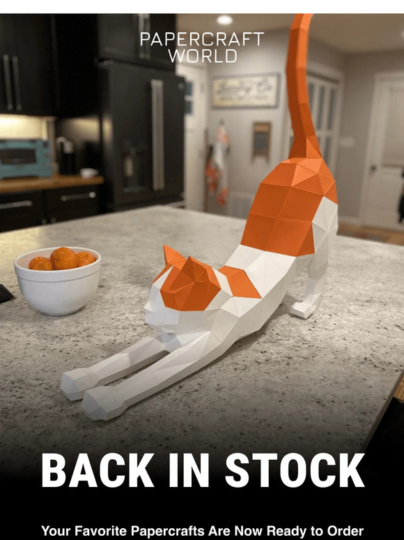 PaperCraft World: They're Back! Bestselling Papercrafts Restocked | Milled