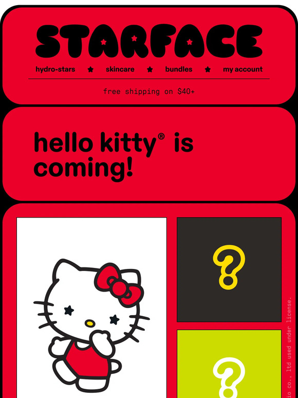 Starface: HELLO KITTY® IS COMING BACK 🎀 | Milled