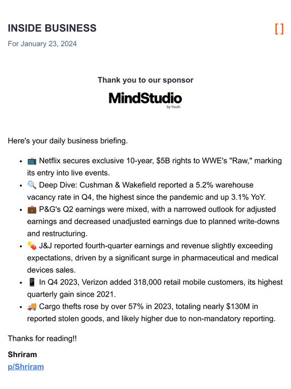 Inside: Netflix invests $5B in 'Raw' for live events / Deep Dive ...