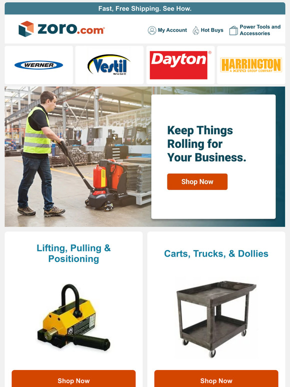 Zoro: Shop Dollies, Carts, Ladders, and More. | Milled