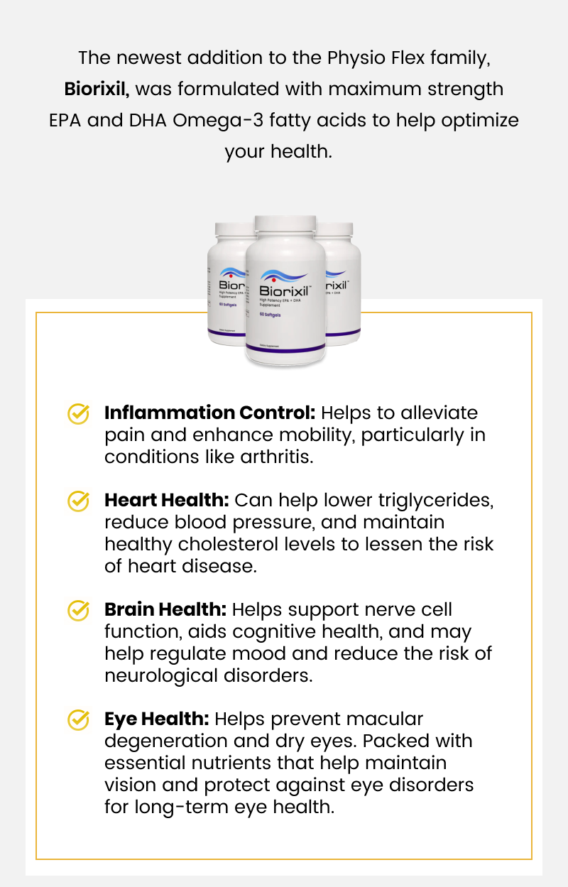 Physio Flex Pro: Transform your health with high potency Omega-3s | Milled