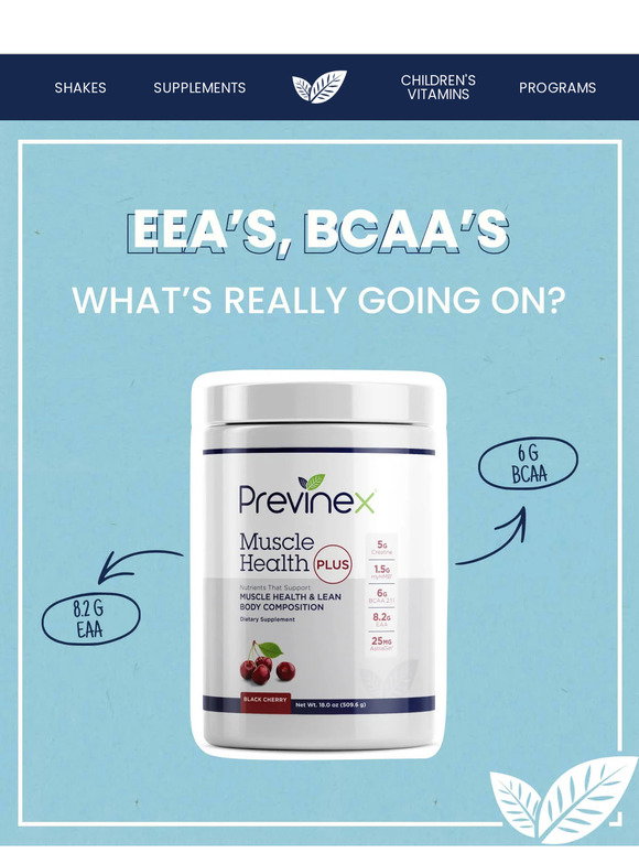 Previnex: Essential Amino Acids – how important are they? | Milled