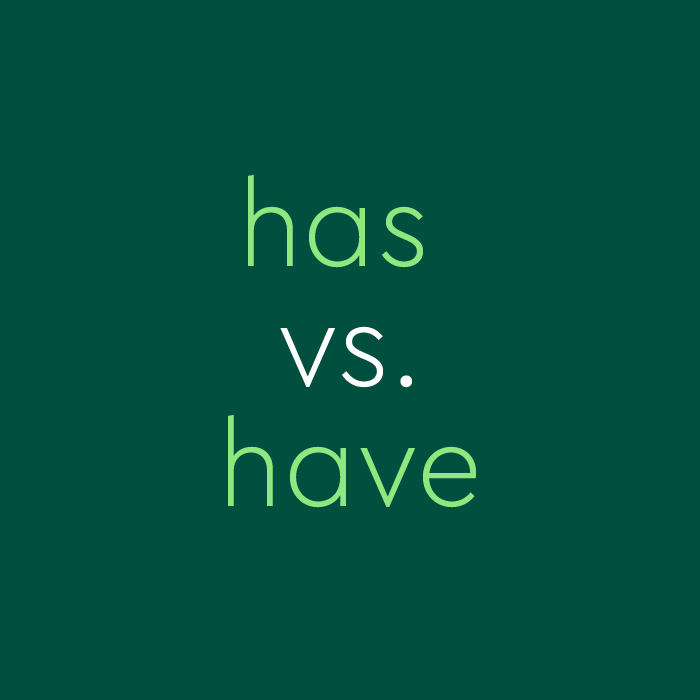 Dictionary.com: Grammar Check: Has Vs. Have | Milled