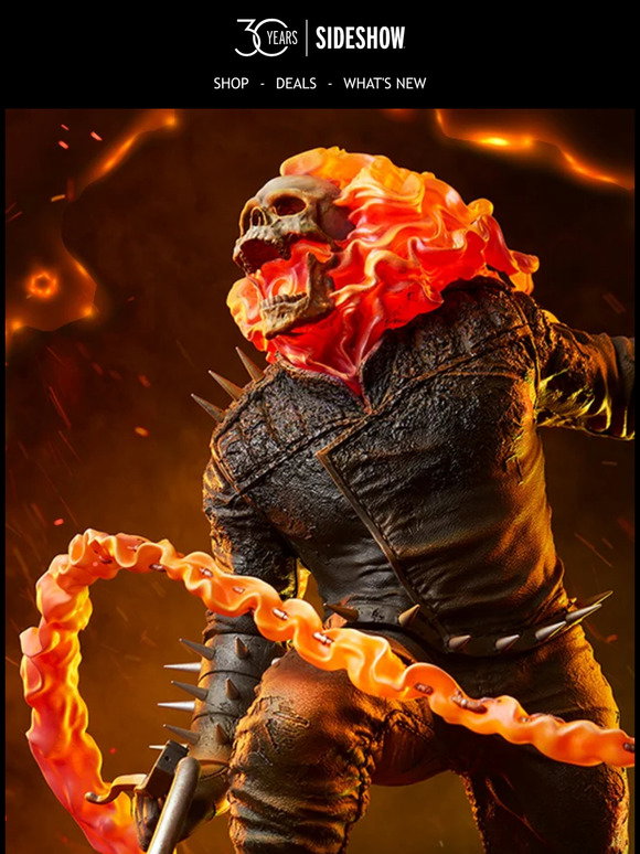 Sideshow: Ghost Rider just got an upgrade. | Milled