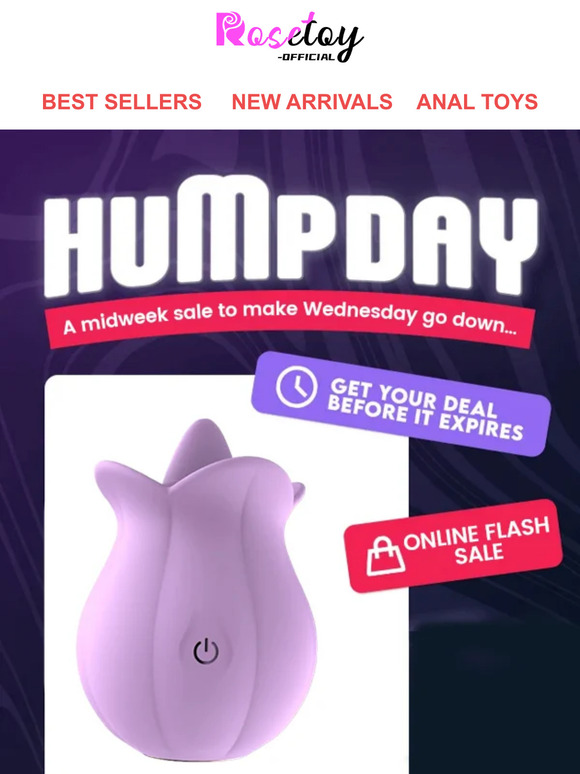 Rose Toy Official: First Hump Day Sale of 2024 🐫 | Milled