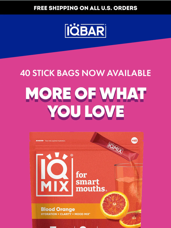 IQ BAR: Stock Up On Mood-Boosting IQMIX | Milled