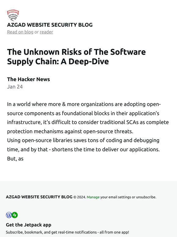 AZGAD Security: The Unknown Risks of The Software Supply Chain: A Deep ... AZGAD Security: The Unknown Risks of The Software Supply Chain: A Deep ...