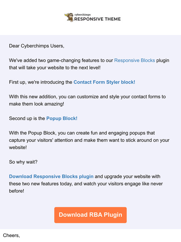 CyberChimps: Introducing Stylish & Attention-Grabbing Features in Responsive Blocks! | Milled