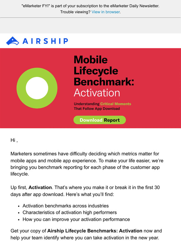 Insider Intelligence: Airship Mobile Lifecycle Benchmarks: Activation ...