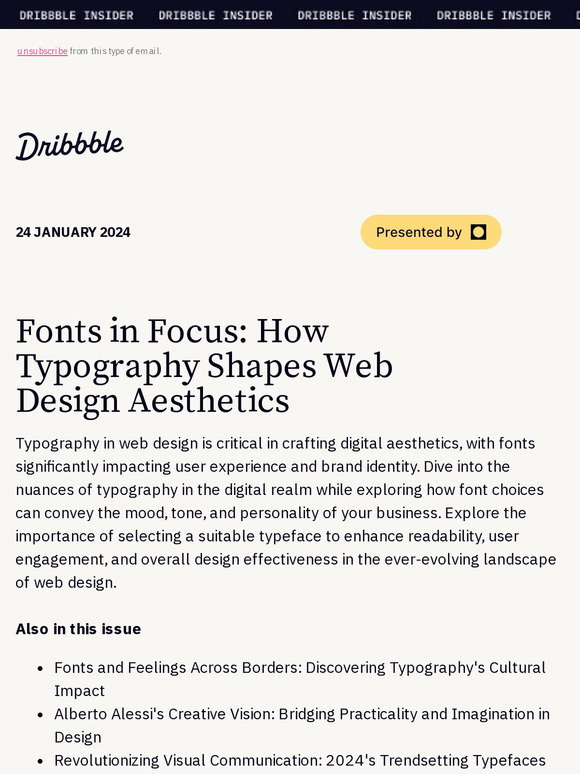 Dribbble: 🖥️ All About Fonts — Crafting Digital Beauty in Web Design ...