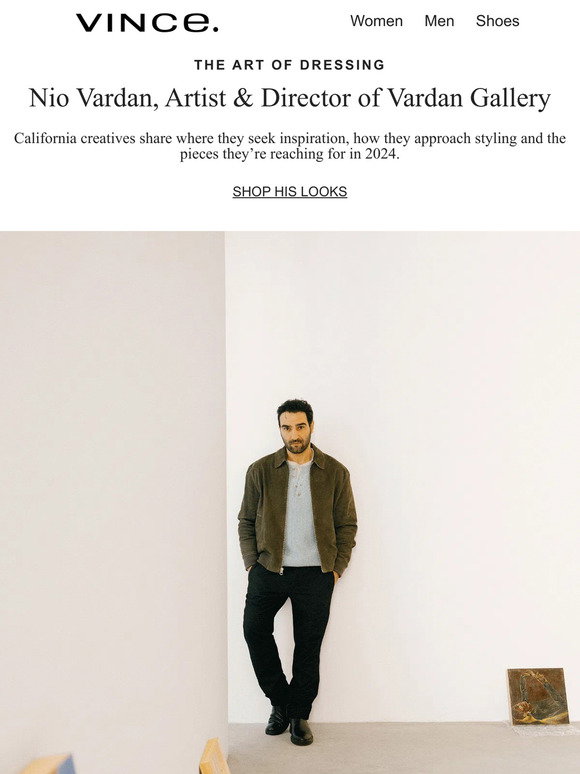 Vince: The Art Of Dressing: Meet Nio Vardan | Milled
