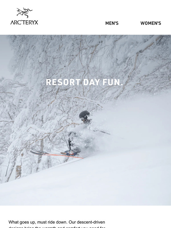 Arc'teryx: Resort essentials: Get ready for run after run | Milled