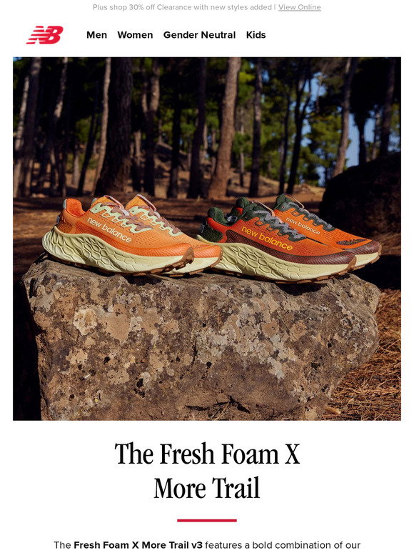 New Balance: The Fresh Foam X More Trail v3 ⛰️ | Milled