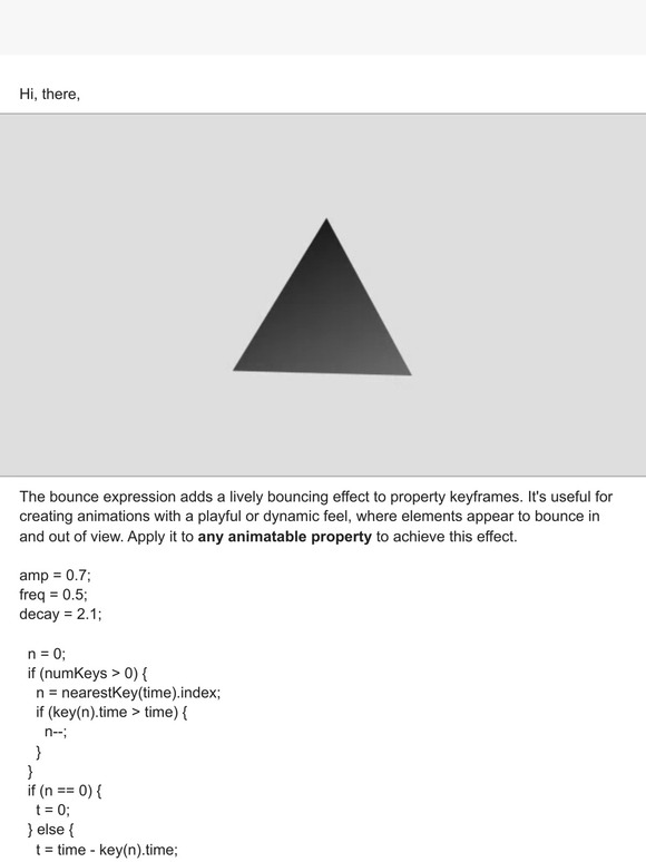 AEJuice: Bounce expression | Milled