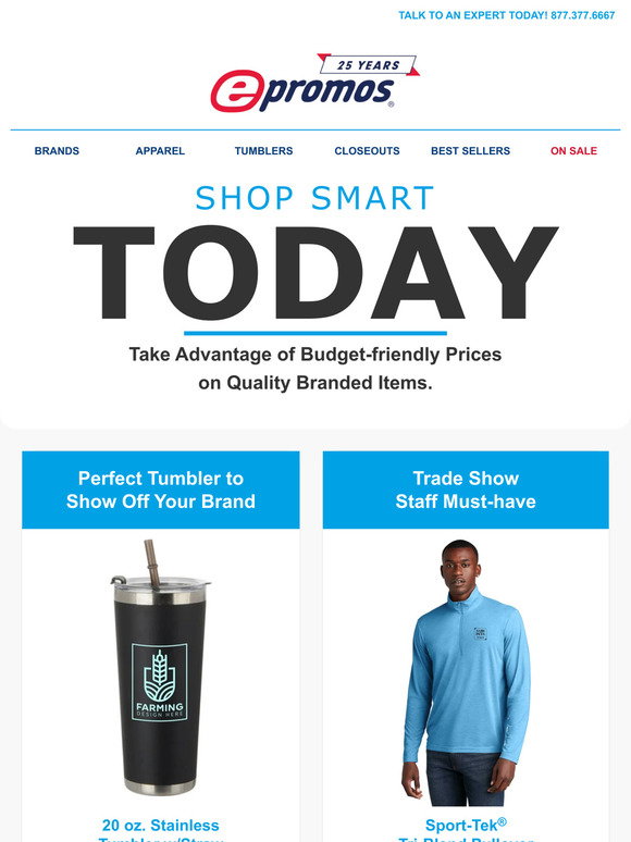 ePromos: Great prices on unbeatable swag | Milled
