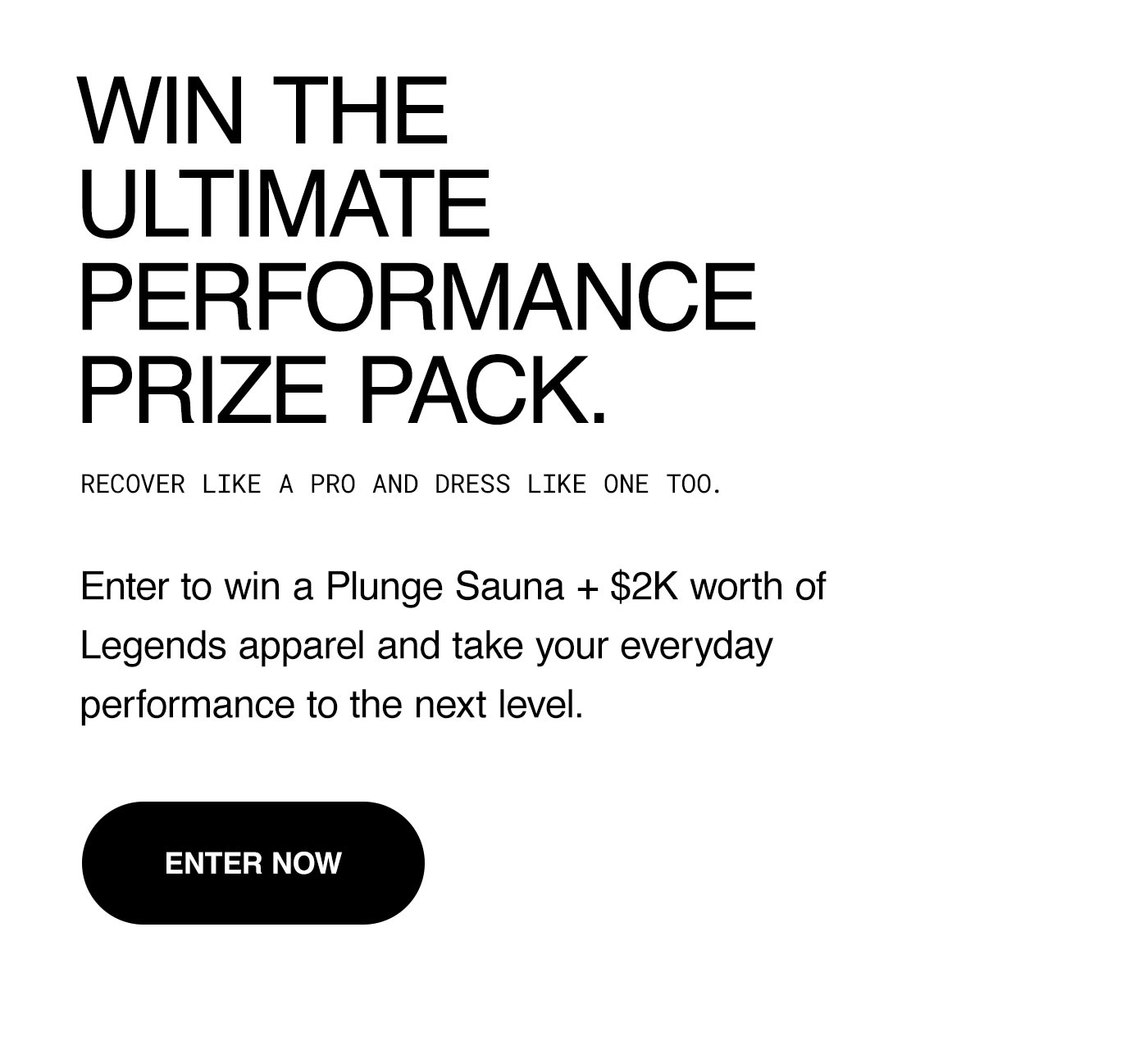 Legends: Legends x Plunge | Win the Ultimate Performance Pack | Milled