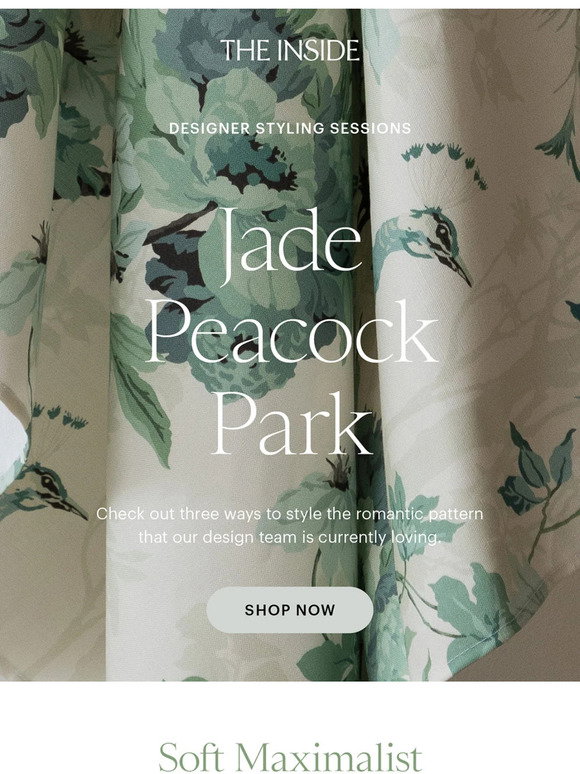 The Inside: How to style Jade Peacock Park | Milled