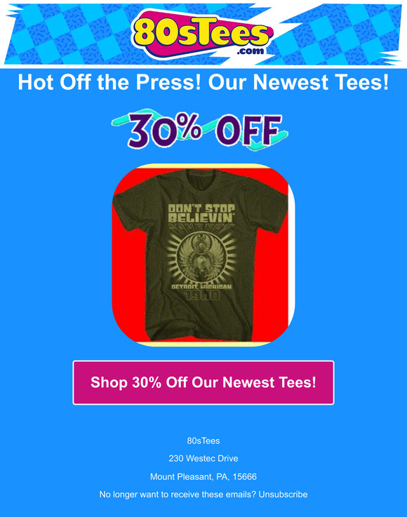 80sTees: Your Wardrobe's Been Missing Something... | Milled