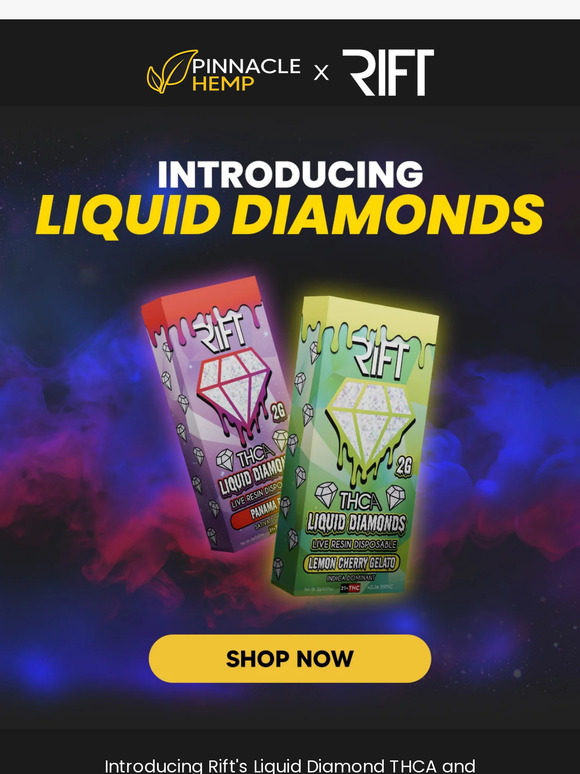 Pinnacle Hemp: Introducing Liquid Diamond THCA Pens 💎 | Milled