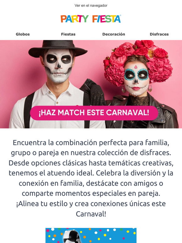 Party Fiesta: ¡Haz match este Carnaval con estilo!😍 | Milled