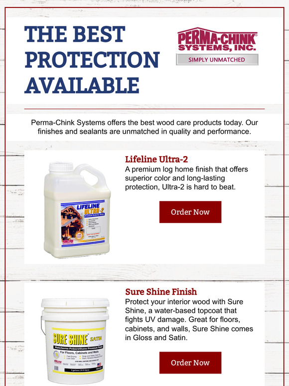 Perma-Chink Systems: Is Your Log Home Protected By The Best? | Milled