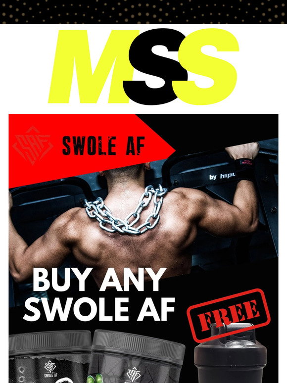 My Supplement Store: Free Swole AF Shaker with Hulk AF and La Madrina 💪 ...