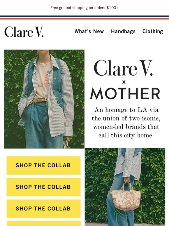 Clare V.: Clare V. x MOTHER | Milled