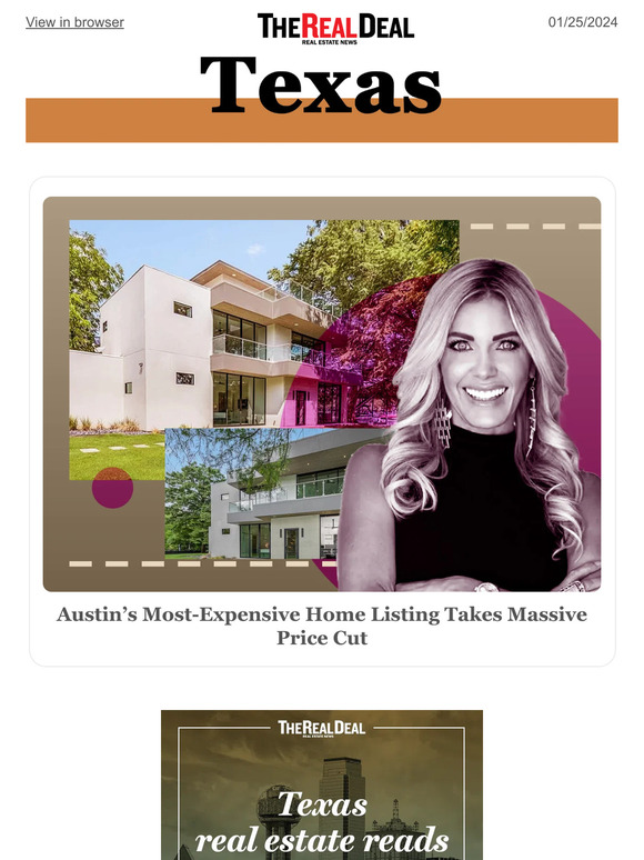 The Real Deal: Austin’s priciest listing takes massive price cut; Cohen ...