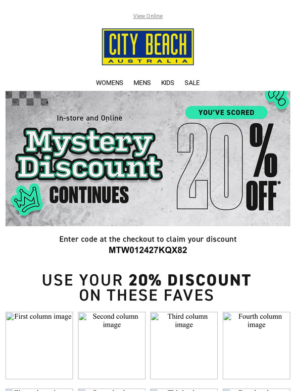 City Beach: — 💸 Your Secret Discount Inside! 💸 | Milled