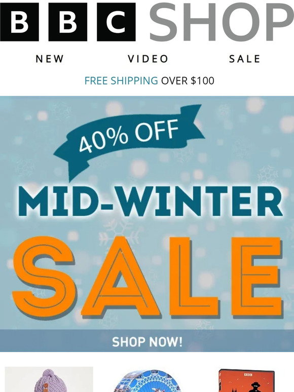 BBC Shop: Our Mid-Winter Sale Continues with 40% Savings! | Shop Now ...