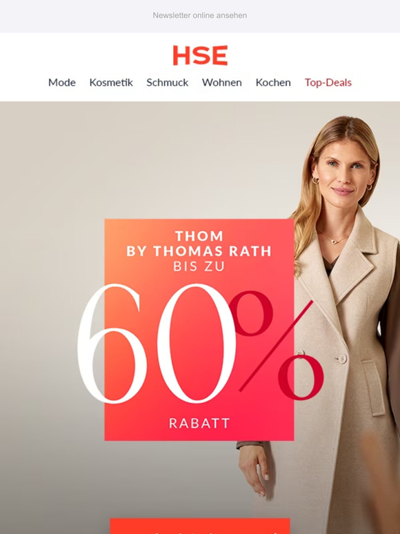 HSE24: Bis -60% auf Mode von Thomas Rath | Milled