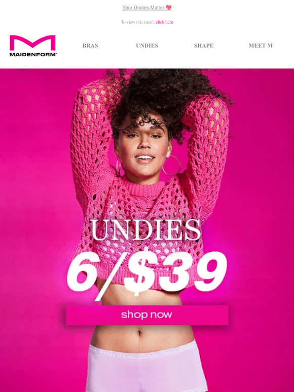 Maidenform: 7 Styles, Infinite Comfort | Milled