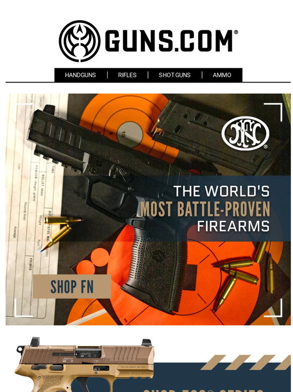 Guns.com: Shop FN - The World's Most Battle-Proven Firearms | Milled