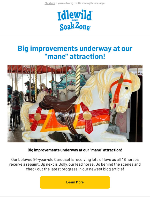 Idlewild: NEWS: Carousel Project Enters Next Phase 🎠 | Milled